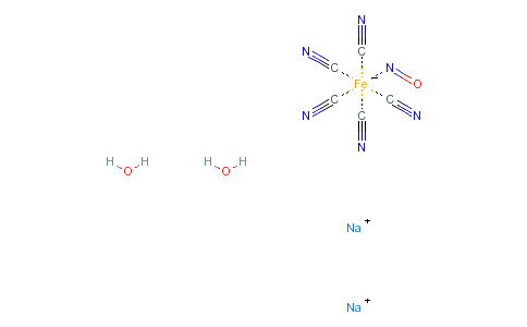 13755-38-9硝普酸钠(二水);五氰亚硝酰合铁酸钠二水合物;硝普钠分子式_分子量_CAS号查询 -仪器信息网