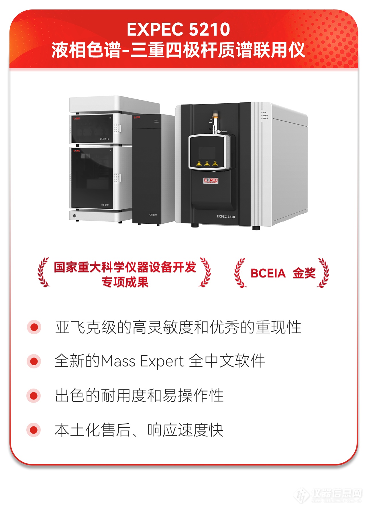 谱育科技EXPEC 5210三重四极杆串联质谱仪_参数_价格-仪器信息网
