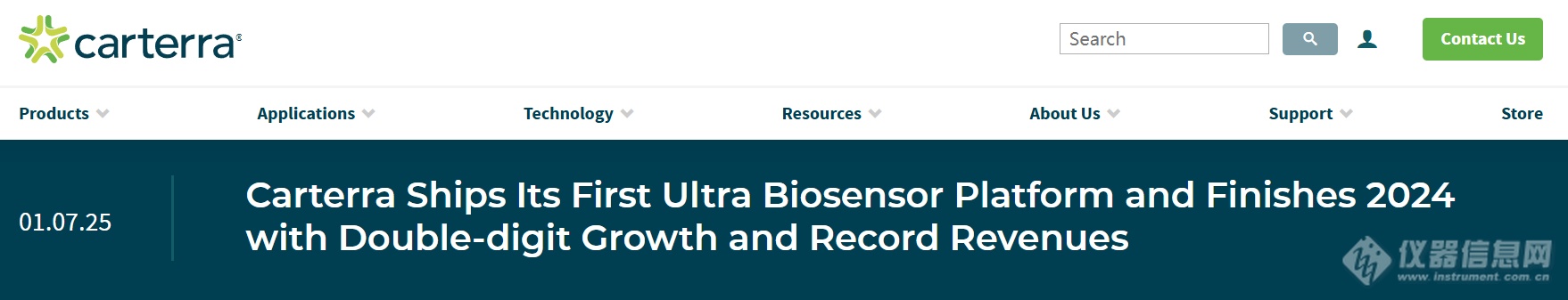 新品发布|Carterra推出新一代高通量SPR平台Ultra，检测分子量低至100Da_资讯中心_仪器信息网