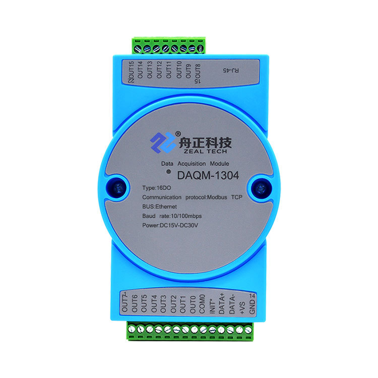 舟正科技以太网 ModbusTCP 16DO 开关量输出DAQM-1304_参数_价格-仪器信息网