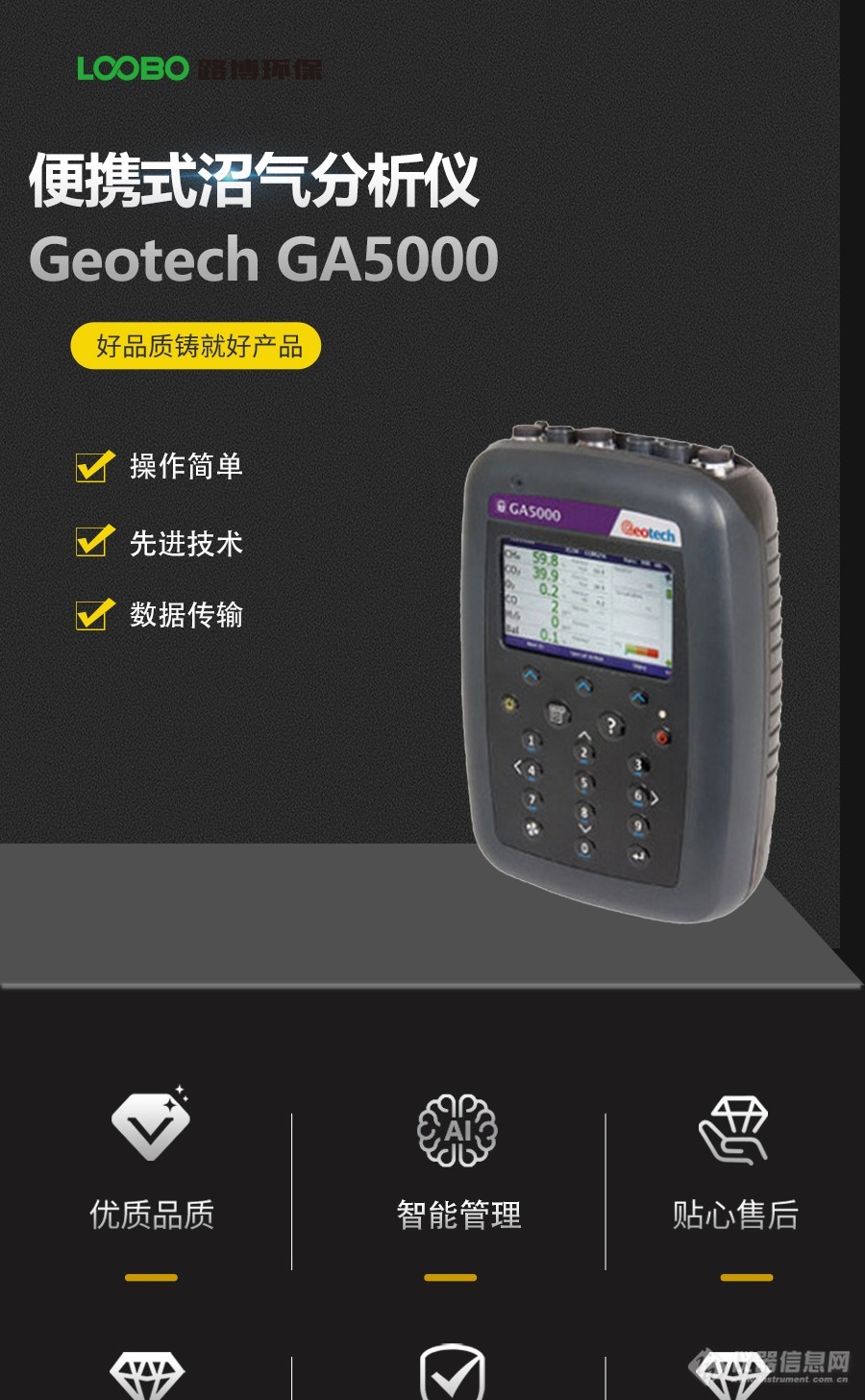 英国Geotech GA5000便携式沼气分析仪 国内代理_参数_价格-仪器信息网