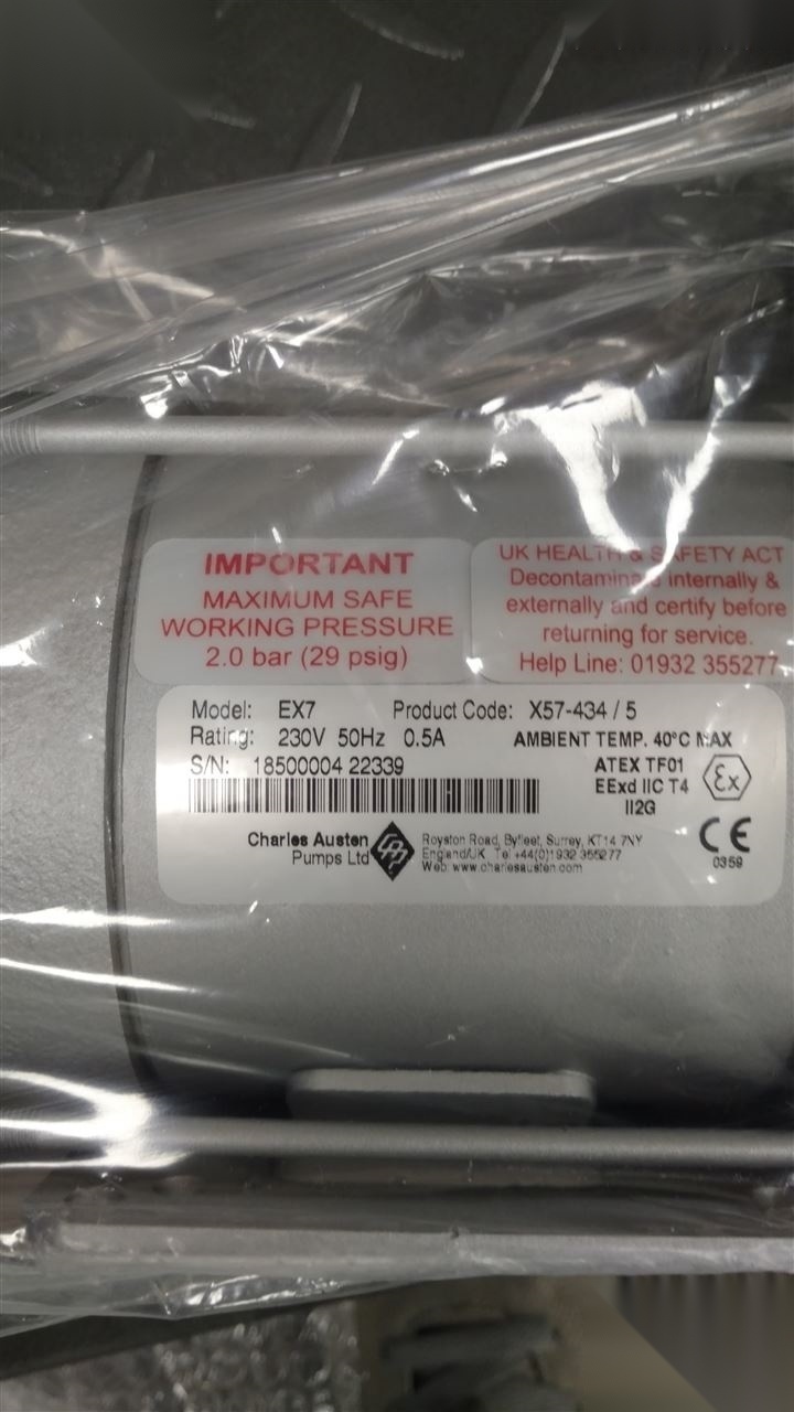 DL04 DC24V 英国CHARLES AUSTEN真空泵_参数_价格-仪器信息网